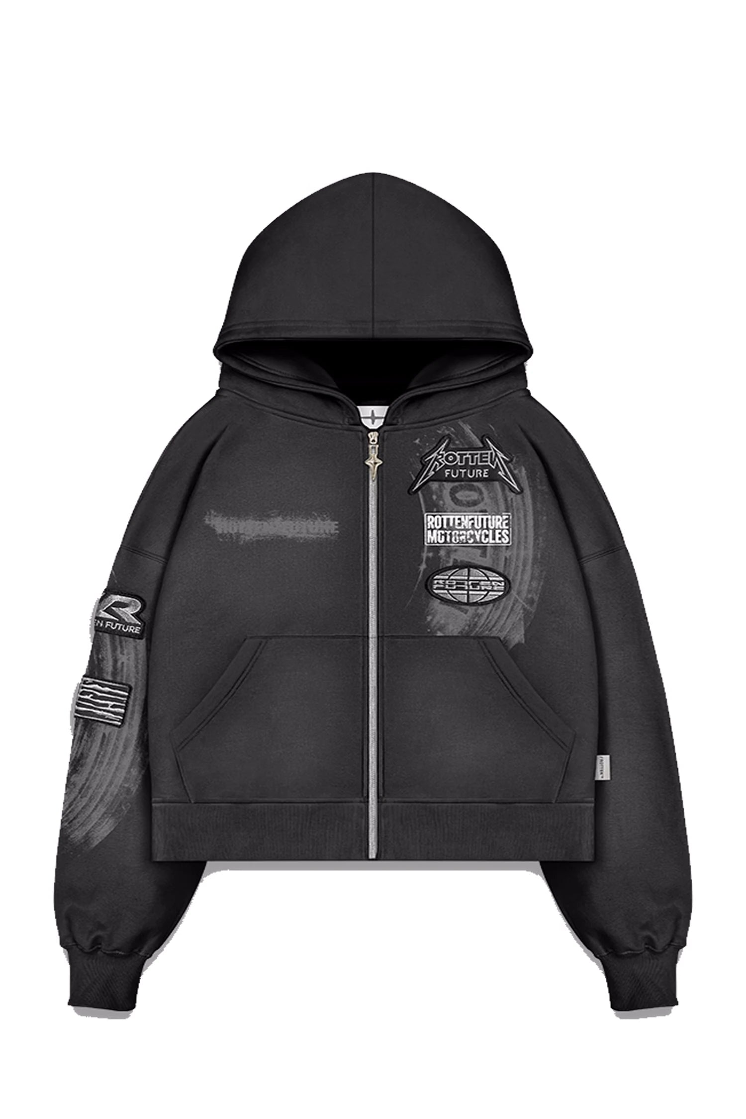 Poleron Rotten Future Dirty Patchwork Noir Washed – ARTMOB HAUNTED ...